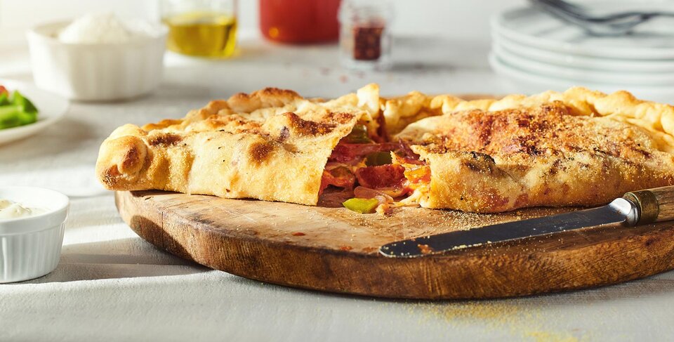 Giant Baked Panzerottis