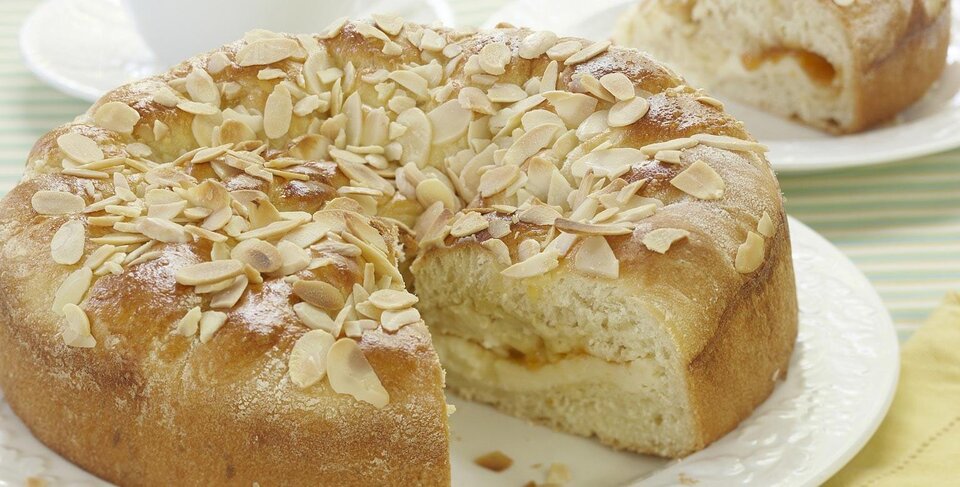 Apricot Cheese Coffee Cake