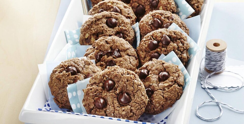 Double Chocolate Oatmeal Cookies
