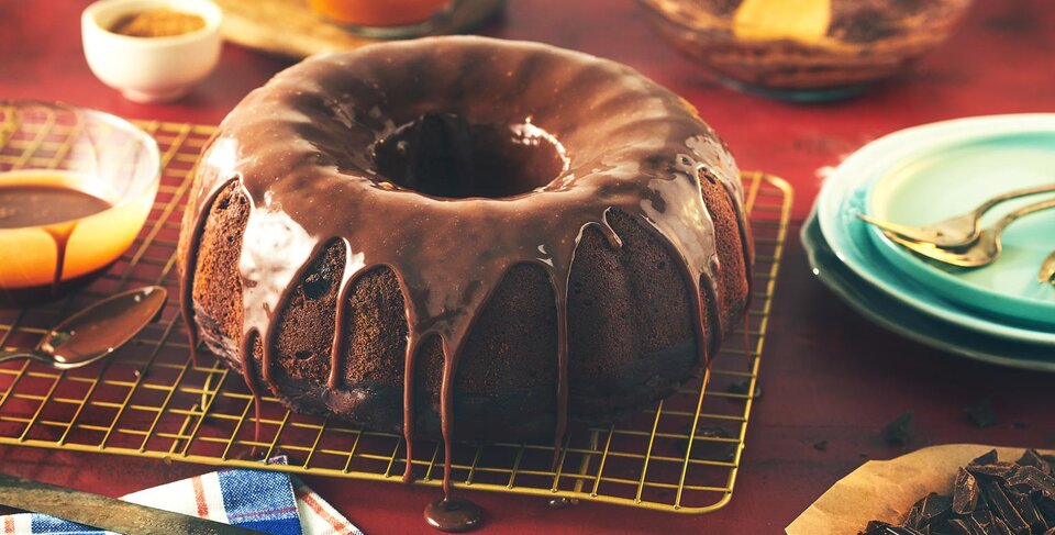 Chocolate Pumpkin Spice Cake