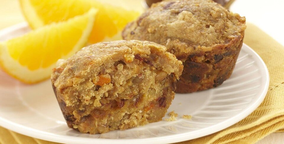 Whole Wheat Orange Date Muffins