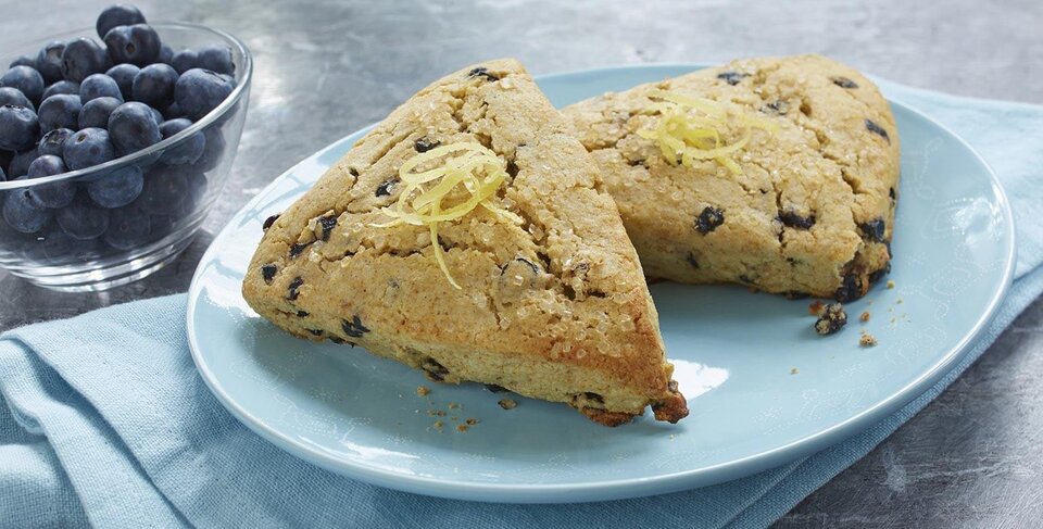Gluten Free Lemon Blueberry Scones