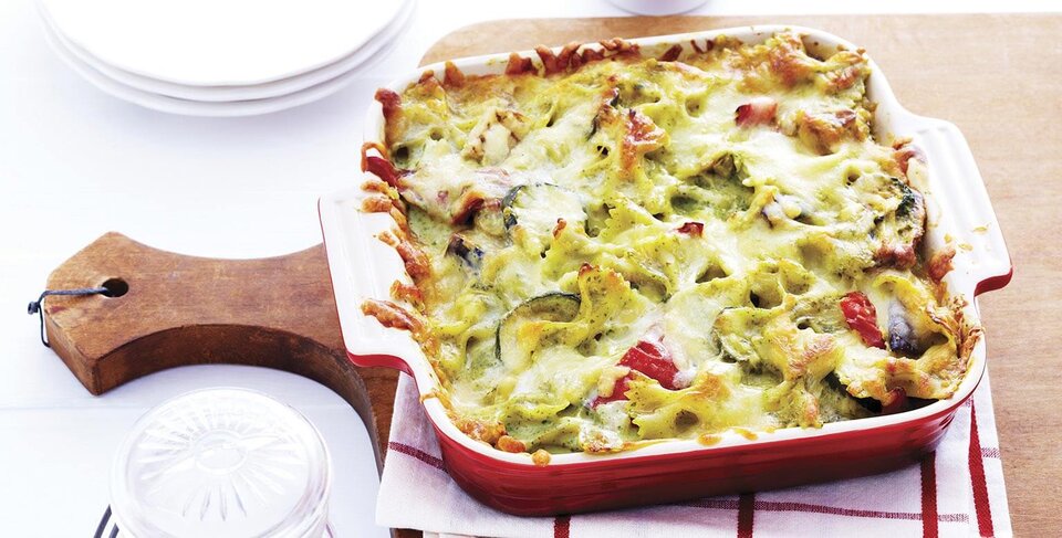 Tuscan-Inspired Pesto Pasta