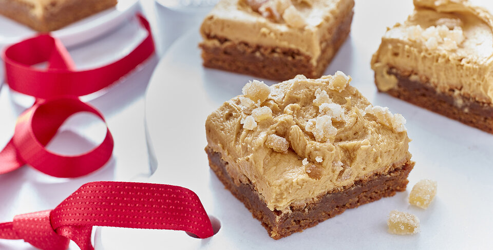 Gingerbread Blondies